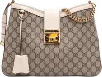 Gucci Pre-owned Sac bandouli&egrave;re en toile - Femme - Pre-owned - Beige - Taille: ONE Size
