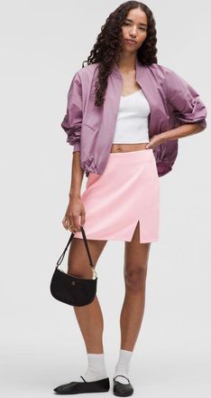 lululemon Jupe longueur mini taille haute pour Femmes - Rose - Taille 2XS