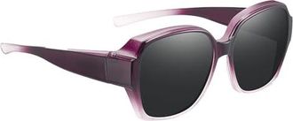 Generico Lunettes de soleil &agrave; monture carr&eacute;e polaris&eacute;e, anti-UV - Verres anti-reflets pour la conduite, la p&ecirc;che, le cyclisme, la randonn&eacute;e, la course &agrave; pied, 