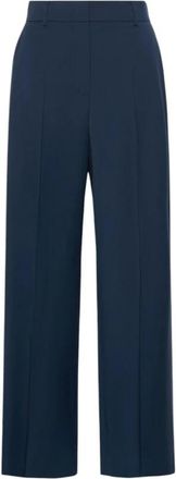 Max Mara Pantalon large - Femme - Pantalons - Bleu - Taille: 36 FR