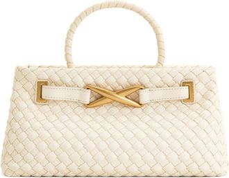 JW PEI JW Pei, Femme, Sacs, Blanc, Taille: ONE Size Elora Woven Tote