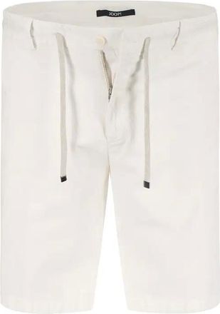 Joop Herren Shorts wei&szlig; Baumwoll-Stretch