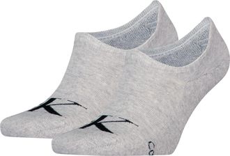 Calvin Klein CKJ MEN FOOTIE HIGH CUT 2P MONOGRAM