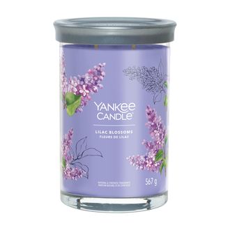 Yankee Candle Company Signature Duftkerze | gro&szlig;e Tumbler-Kerze mit langer Brenndauer Lilac Blossoms | Soja-Wachs-Mix | Perfekte Geschenke f&uuml;r Frauen