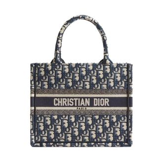 Dior Kleine Book Tote - - Bags - Damen - Blau - ONE SIZE