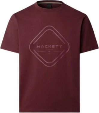 Hackett T-shirt Club House coupe classique - Homme - Tops - Rouge - Taille: XL