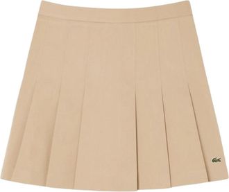 Lacoste Damen, R&ouml;cke, Beige, XSGr&ouml;&szlig;e