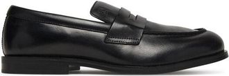 Calvin Klein Halbschuhe Ess Rubber Penny Loafer Pol Lth HM0HM02025 Schwarz