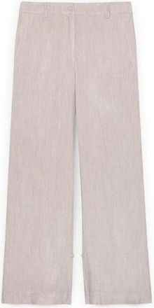 Fiorella Rubino Femme, Pantalons, Beige, Taille: 52 FR Pantalon Large
