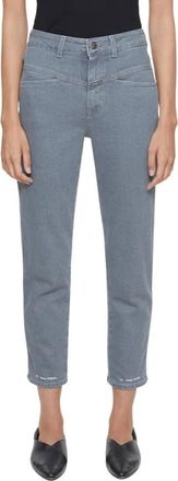 Closed Femme, Jeans, Gris, Taille: 40 FR Pedal Pusher Jeans