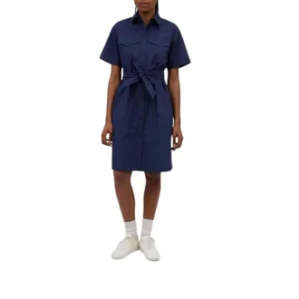 A.P.C. A.p.c., Femme, Robes, Bleu, Taille: 38 FR Robe Chemise A.p.c. Couleur Bleu