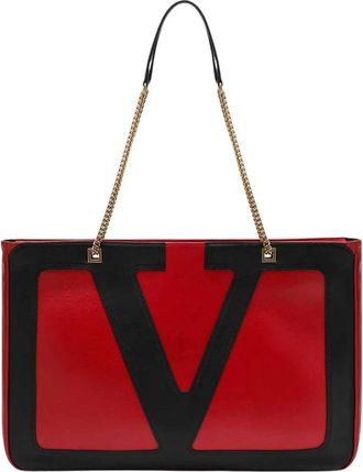 Valentino Garavani Femme, Sacs, Rouge, Taille: ONE Size Sac Tote Superstar