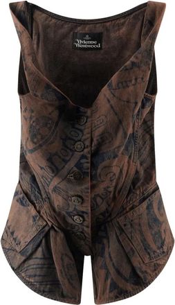 Vivienne Westwood Monday Vest - - Jackets - Damen - Braun - XS
