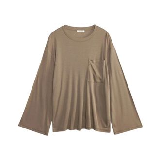 By Malene Birger Femme, Tops, Brun, Taille: 40 FR Fayeh Longsleeve