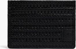 Le Tanneur Porte cartes Martin en cuir emboss&eacute; et cuir lisse