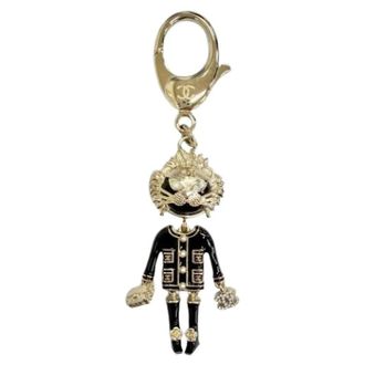 Chanel Pre-owned Porte-cl&eacute;s - Femme - Pre-owned - Noir - Taille: ONE Size