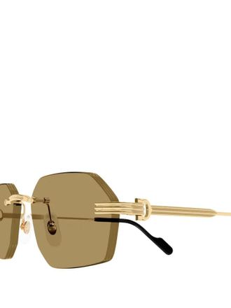 Cartier CT0616S Sunglasses - Gold