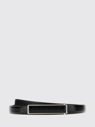 Tom Ford Ceinture r&eacute;versible en cuir &agrave; effet croco avec plaque logo
