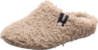 Verbenas Hausschuhe York Curly Camel - Größe: 37