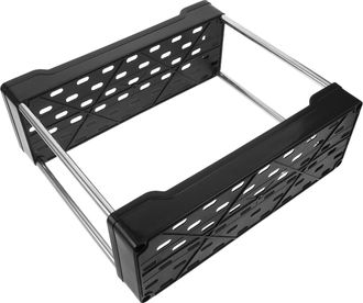 Cabilock Ablage Für Hautpflegeprodukte Im Badezimmer Schrankablage Wc Regal Mehrstufiges Badezimmerregal Stehendes Waschtischregal Schwarz