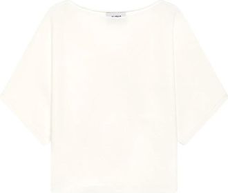 Alpha Studio Femme, Tops, Beige, Taille: 40 FR Scollo Barca M/Manche Kimono