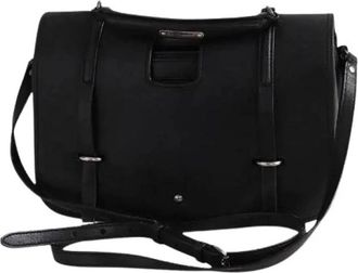 Saint Laurent Sac bandouli&egrave;re en cuir Pre-owned - Femme - Pre-owned - Noir - Taille: ONE Size