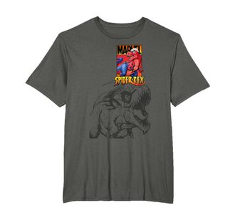 MARVEL Spider-Rex Dinosaur Comic Cover Logo T-Shirt