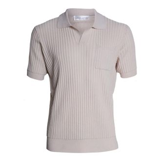 Roberto Collina Homme, Tops, Beige, Taille: M Polo