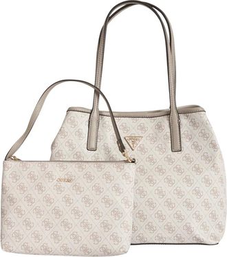 Guess Femme, Sacs, Beige, Taille: ONE Size Victtoria Shopper Bag