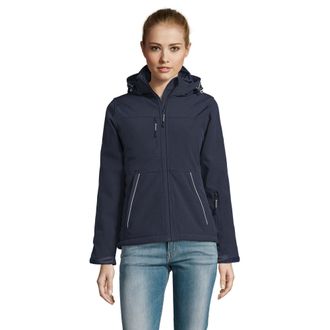 SOLS Rock Softshelljacke Wattiert f&uuml;r Damen (Dunkelblau)