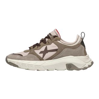 W6YZ W6Yz, Homme, Chaussures, Gris, Taille: 45 EU Baskets en daim et tissu technique Next-M