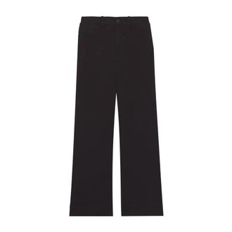 Proenza Schouler Baumwoll-Culotte-Jeans mit weitem Bein - - Trousers - Damen - Schwarzk - XS