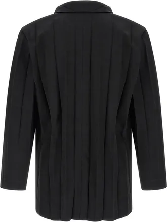 Homme Pliss&eacute; Issey Miyake Edge Ensemble Blazer - Black