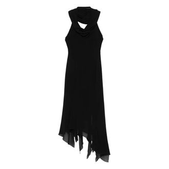 Avavav Disa Draped Dress - - Dresses - Damen - Schwarzk - S