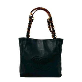 Chanel Pre-owned Lammfell Handtasche - - Pre-owned - Damen - Schwarzk - ONE SIZE