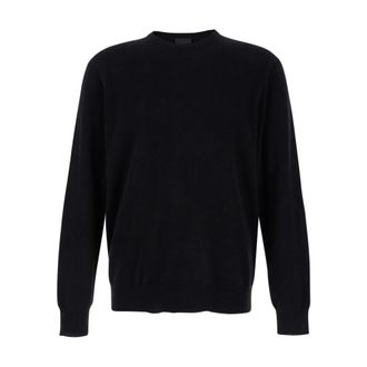 Plaîn Plain, Homme, Pulls, Noir, Taille: M Pull ras du cou en cachemire