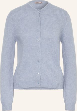 Herno Herno Strickjacke Mit Alpaka Und Glitzergarn blau