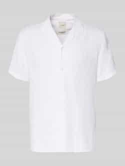 Calvin Klein Regular Fit Freizeithemd aus Leinen-Lyocell-Mix