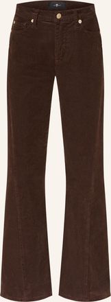 7 For All Mankind Bootcut-Hose Twisted Dojo Tailorless Aus Cord braun