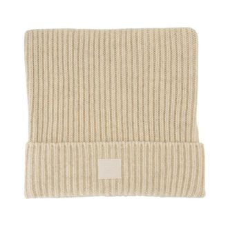 Acne Studios unisex, Accessoires, Beige, Taille: ONE Size Coton Beige Bonnet Beanie