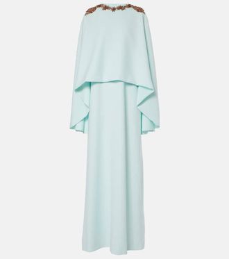 Costarellos Verzierte Robe Elin aus Crêpe