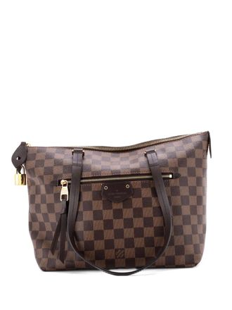 Louis Vuitton sac port&eacute; &eacute;paule Iena Tote Damier PM - Marron