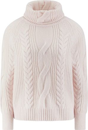 include Rollkragen-Pullover include rosé