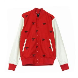 Boy London Collegejacke Mann Junge Wiederholung Varsity - - Jackets - Herren - Rot - S
