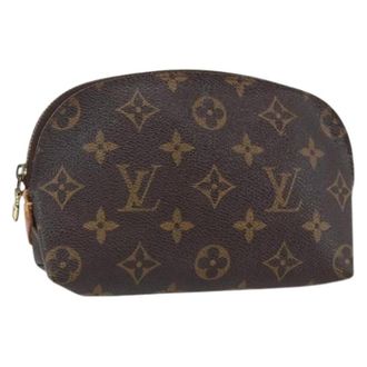 Louis Vuitton Pochette en toile Pre-owned - Femme - Pre-owned - Brun - Taille: ONE Size