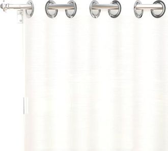 Soleil d'Ocre Soleil dOcre Verschleierung Â Ösen Polyester Weiß 135x250 cm