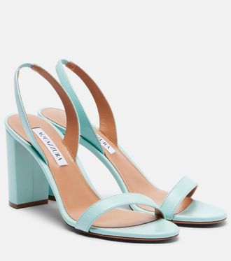 Aquazzura Sandales slingbacks en cuir