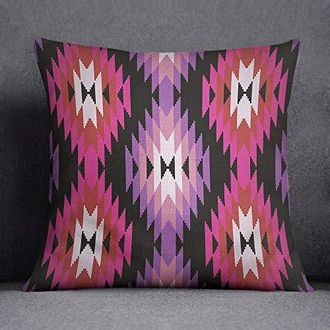 Bonamaison Le Jardin du Lin Kissenh&uuml;llen, Cotton, Mehrfarbig, 45x45