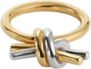 Bottega Veneta Femme, Accessoires, Gris, Taille: 52 MM Knot Ring