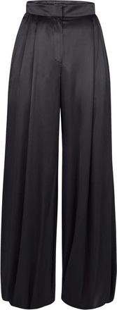 Nina Ricci Femme, Pantalons, Noir, Taille: 36 FR Harem Silk Satin Pants